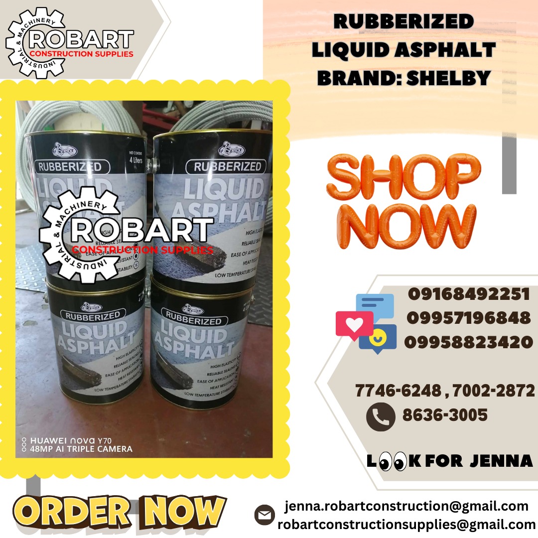 Rubberized Liquid Asphalt Brand: shelby, Commercial & Industrial ...
