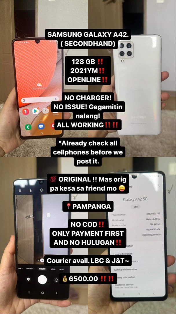 Samsung Galaxy A42, Mobile Phones & Gadgets, Mobile Phones, Android Phones, Samsung on Carousell