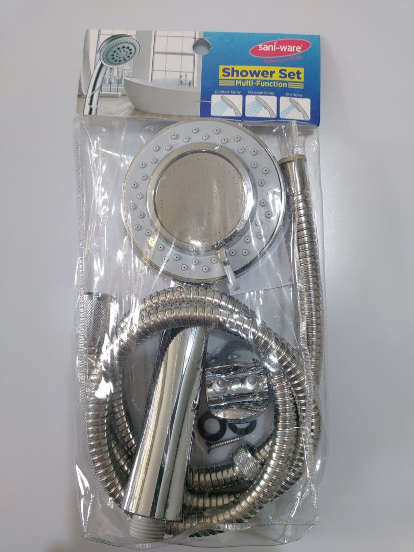 Sani-Ware Water Efficient 3Ticks Laser Fine holes Shower Head 3 easy ...