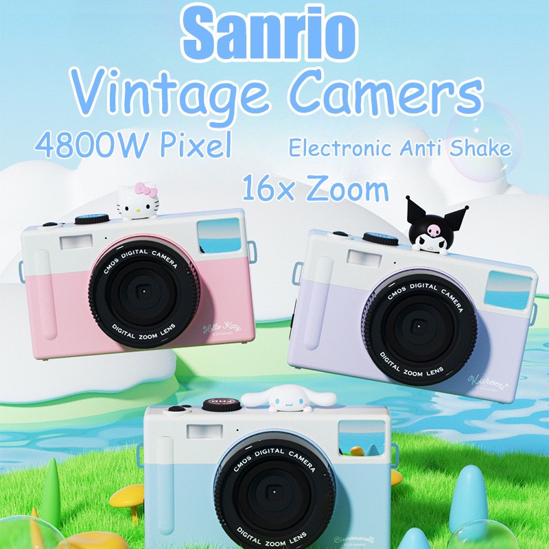 Sanrio Characters Kuromi Cinnamoroll Hello Kitty digital camera ...