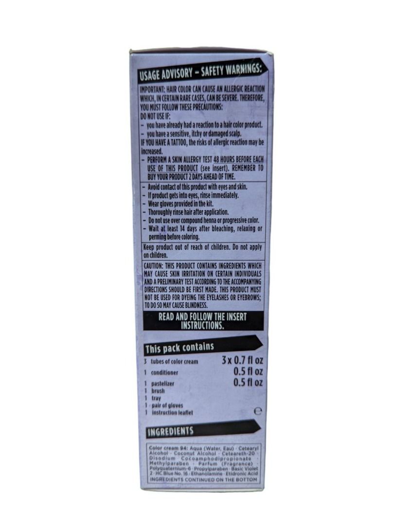 Schwarzkopf Got2b Unlimited Semi-Permanent Hair Color, 111 Aqua ...