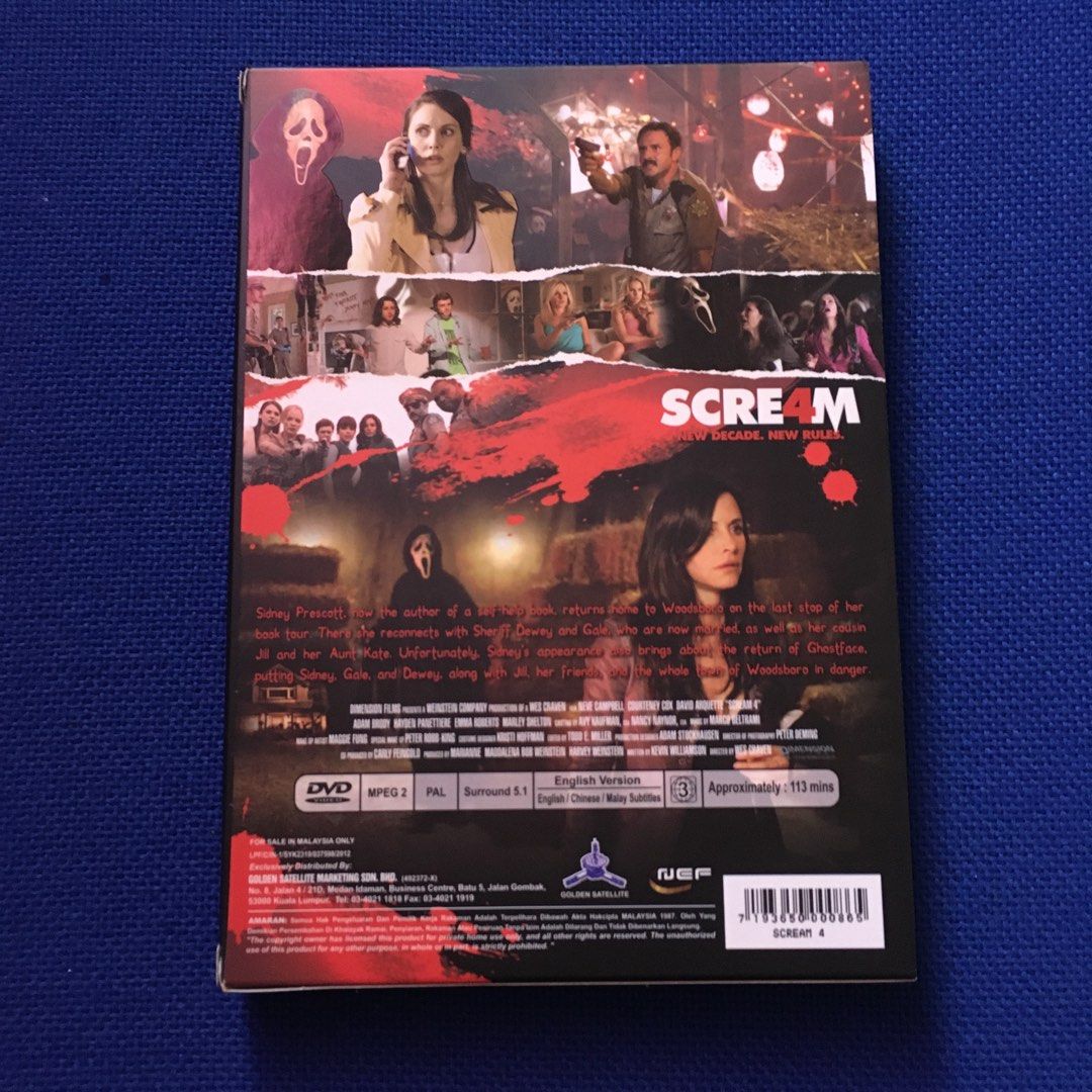 Scream 4/ The Forger/ I Love You, Beth Cooper DVD, Hobbies & Toys ...