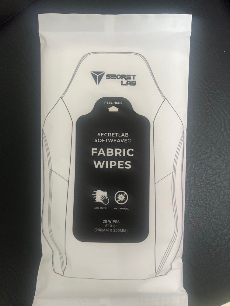 Secretlab Fabric Wipes, Furniture & Home Living, Cleaning & Homecare ...