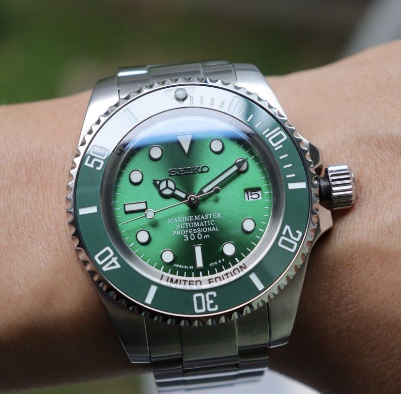 Seiko Mod Sea Dweller 41mm, Luxury, Watches on Carousell