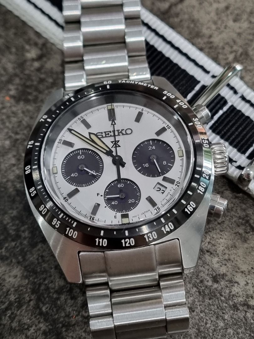 Seiko Prospex Speedtimer Panda SSC813 (39mm), Men's Fashion, Watches ...