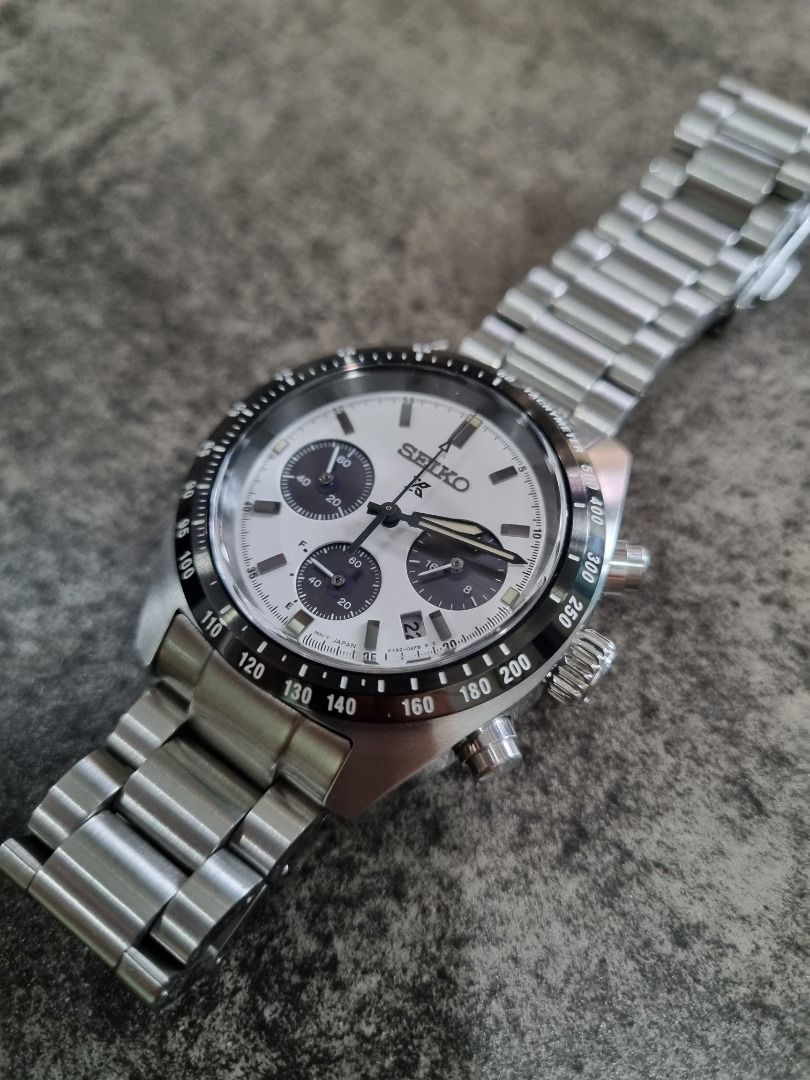 Seiko Prospex Speedtimer Panda SSC813 (39mm), Men's Fashion, Watches ...