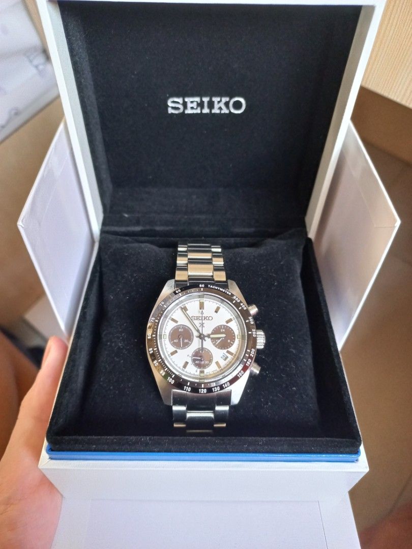 Seiko Prospex Speedtimer Watch SSC813 ( Seitona Panda Dial), Men's ...