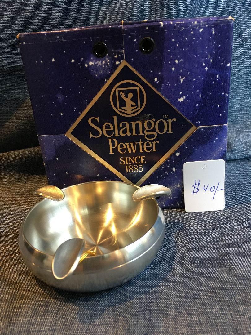 Selangor Pewter ashtray, Furniture & Home Living, Home Decor, Other ...