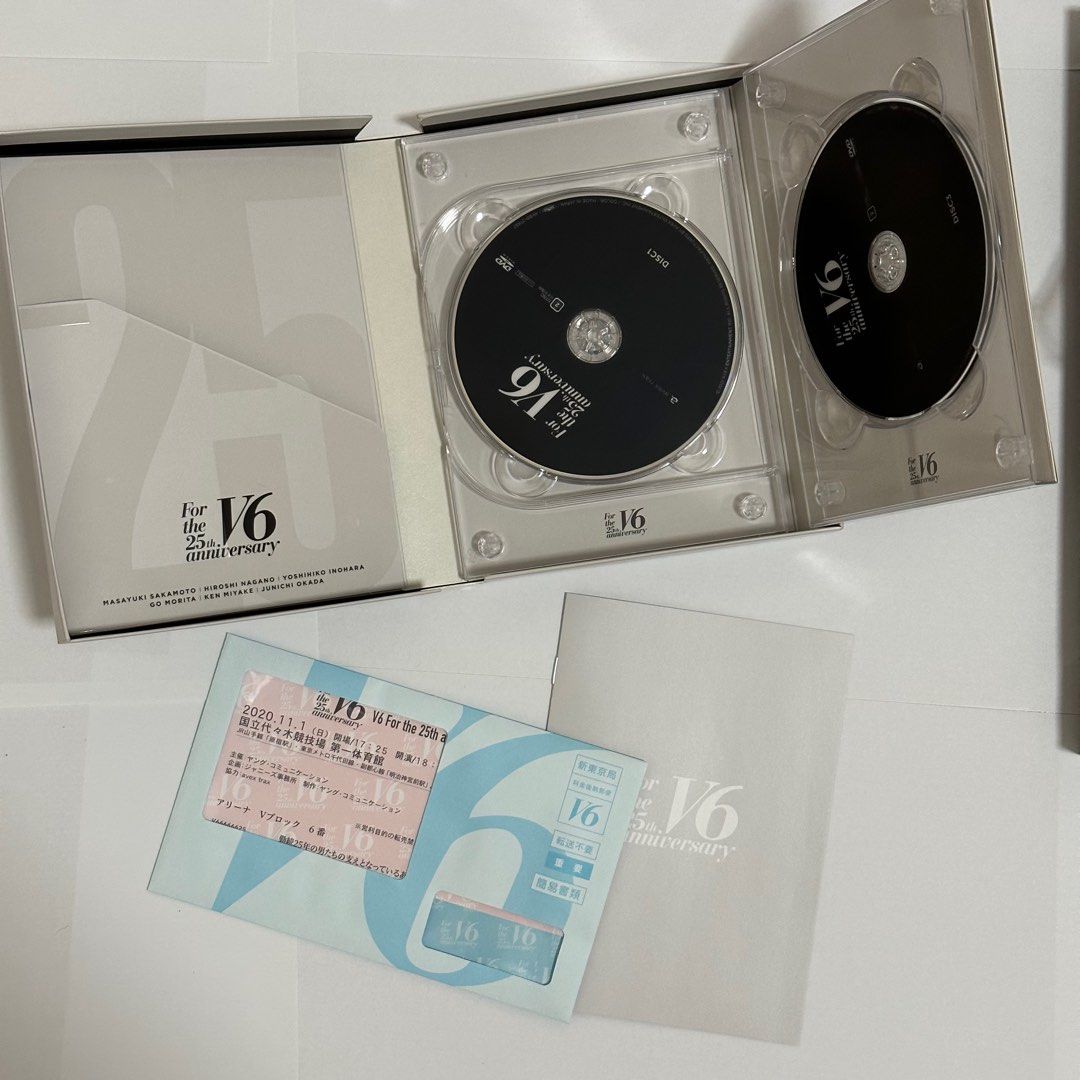 [SET] V6 Album, DVDs and Totebag, Hobbies & Toys, Memorabilia & Collectibles, J-pop on Carousell