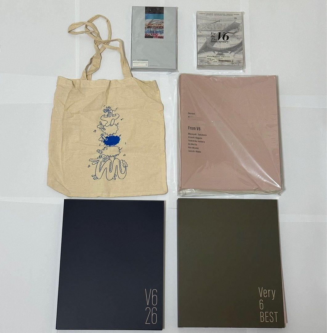 [SET] V6 Album, DVDs and Totebag, Hobbies & Toys, Memorabilia & Collectibles, J-pop on Carousell