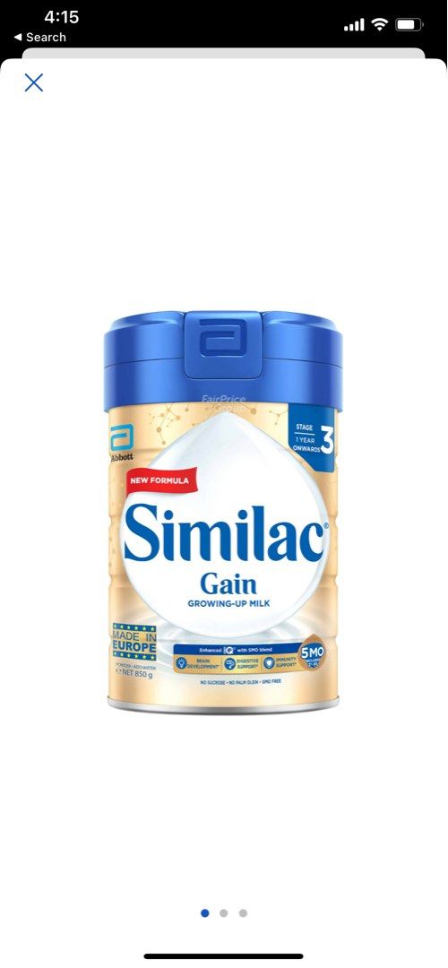 Similac stage 3 (850g - 2 cans), Babies & Kids, Nursing & Feeding ...