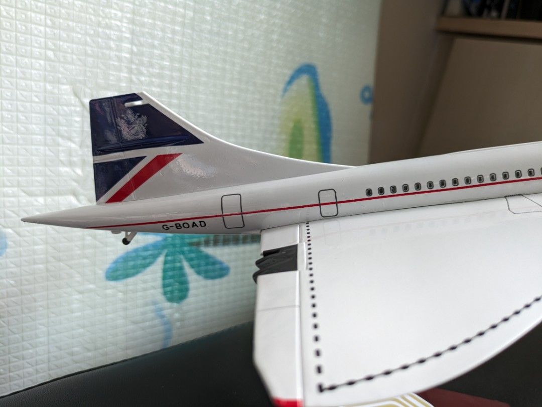 Singapore Airlines/British Airways Concorde joint venture airplane ...