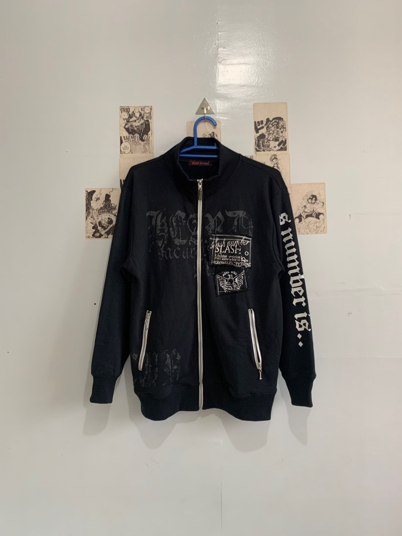 Slash Number Gothic Vibes, Men's Fashion, Coats, Jackets and Outerwear ...