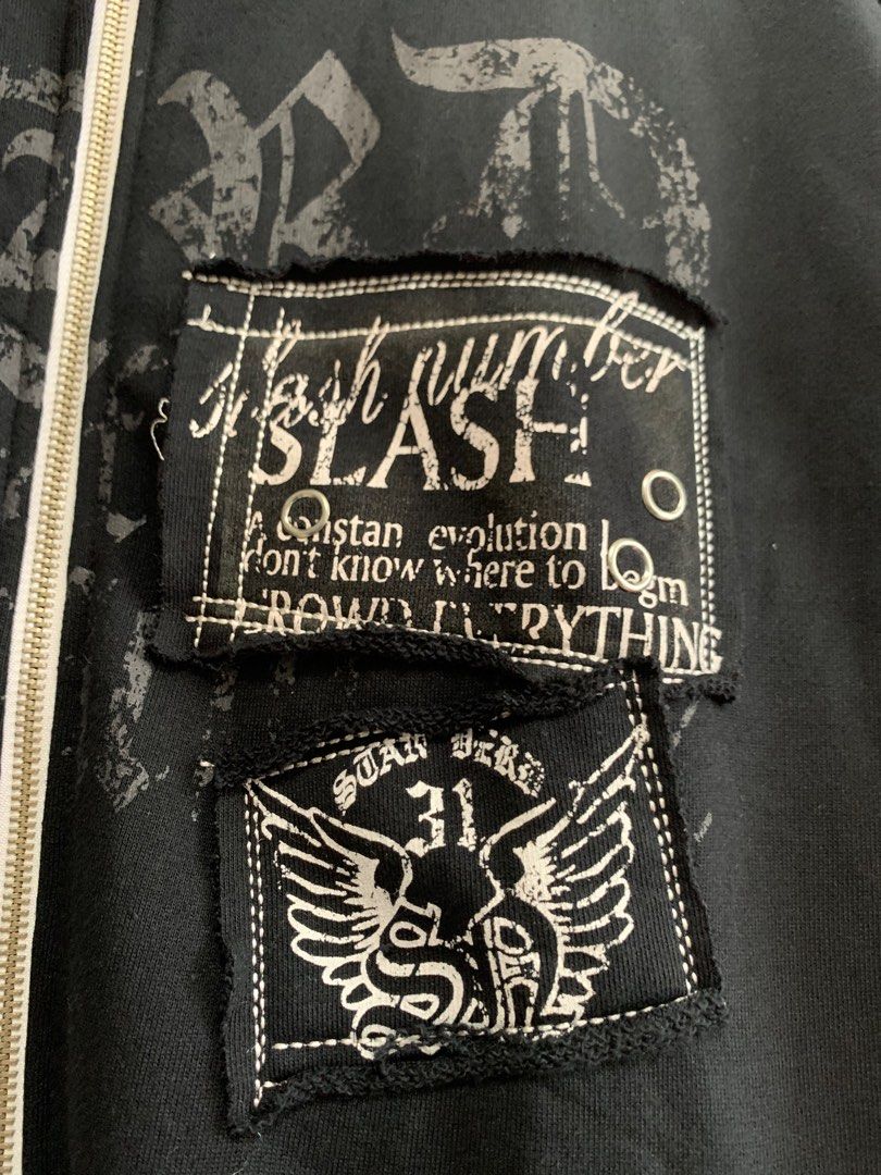 Slash Number Gothic Vibes, Men's Fashion, Coats, Jackets and Outerwear ...