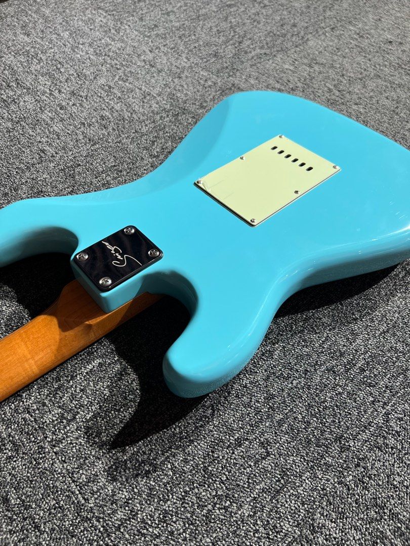 Smiger L-G2-Pro Electric Guitar (Daphne Blue Color), Hobbies & Toys ...