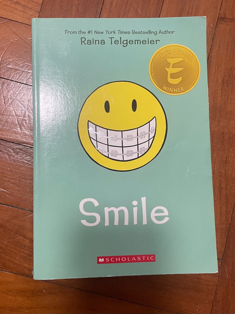 Smile by Raina Telgemeier, Hobbies & Toys, Books & Magazines, Children ...