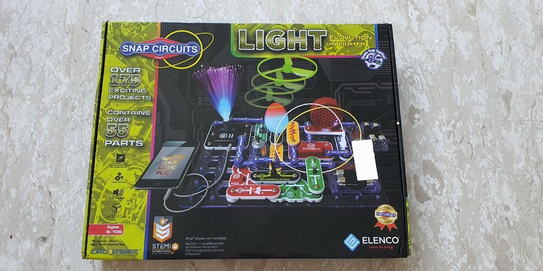 Snap circuit @ Light (Elenco), Hobbies & Toys, Toys & Games on Carousell