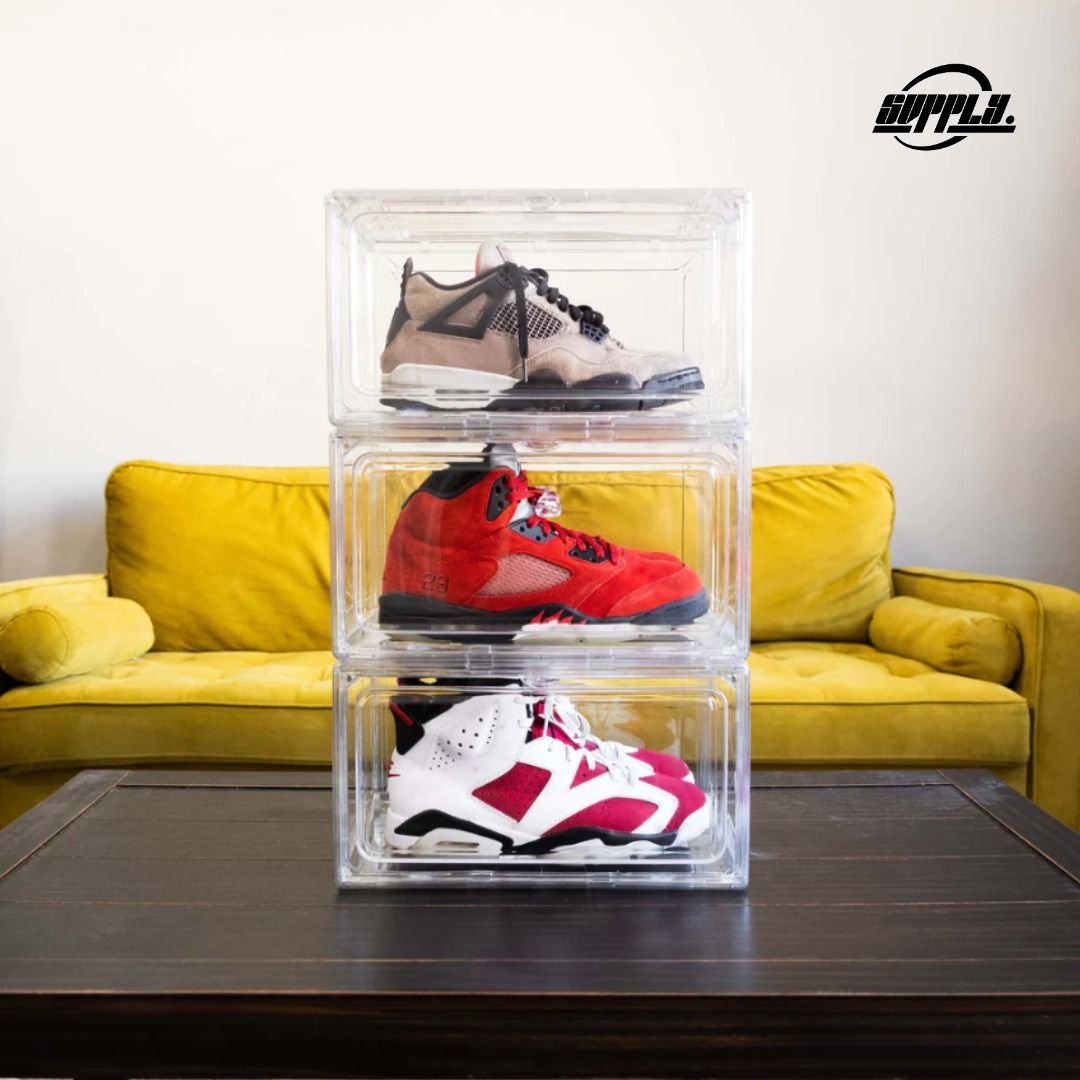 Sneaker Display Boxes (Stackable), Furniture & Home Living, Furniture ...