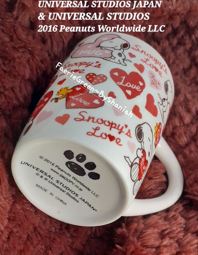 SNOOPY-Universal Studios Japan 2016 Peanuts Worldwide LLC Snoopy's Love ...