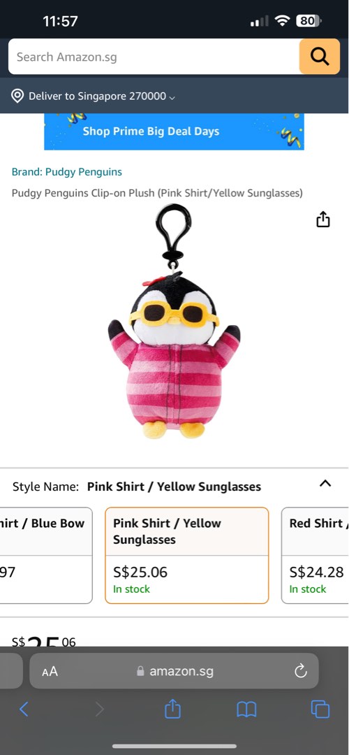Soft Toy pudgy penguins , Hobbies & Toys, Toys & Games on Carousell
