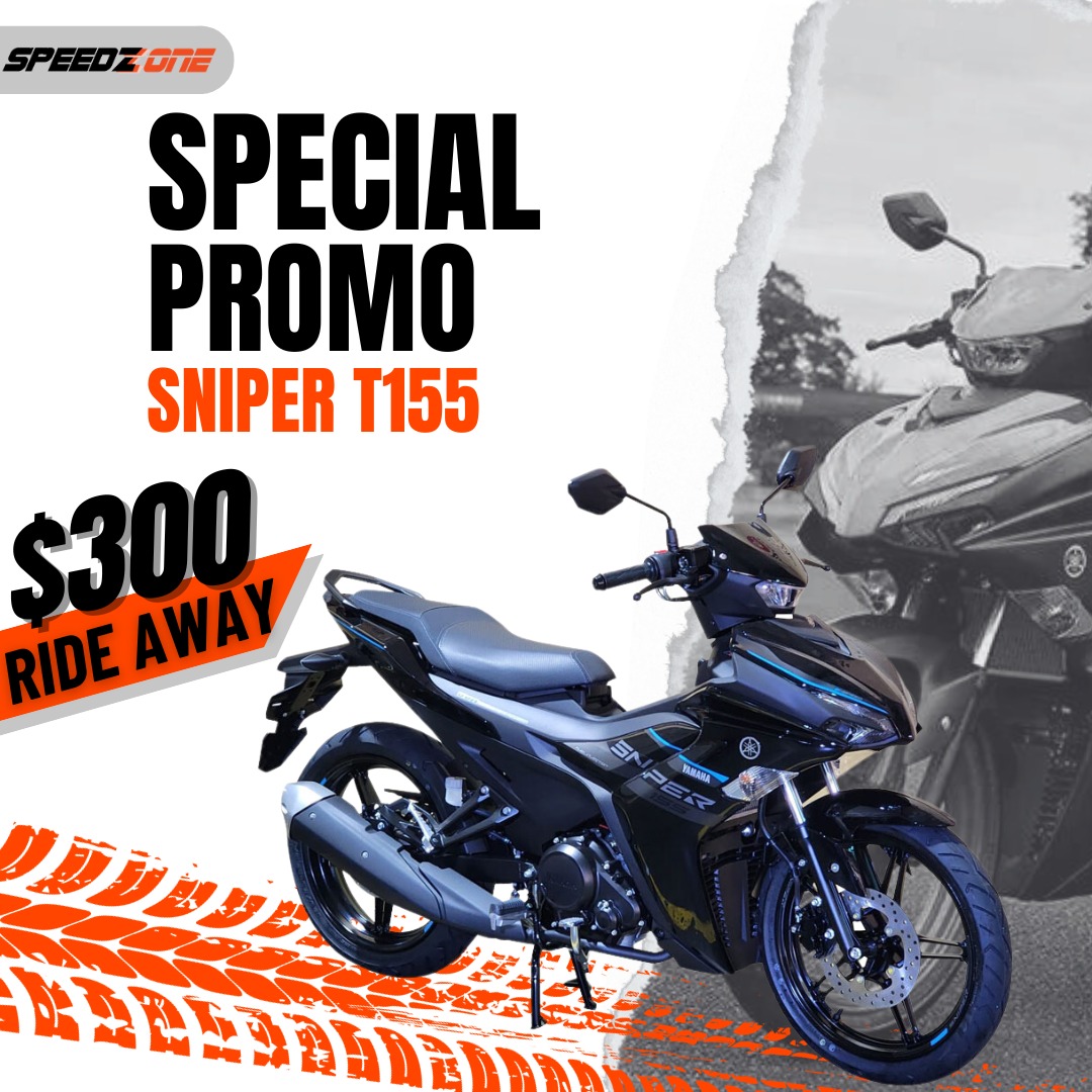 Special Promo $300 Ride Away for Yamaha Sniper T155 - New 2B Motorcycle ...