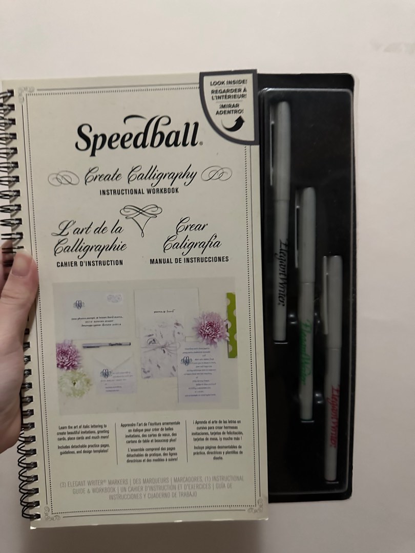 Speedball Calligraphy Workbook, Hobbies & Toys, Stationary & Craft ...