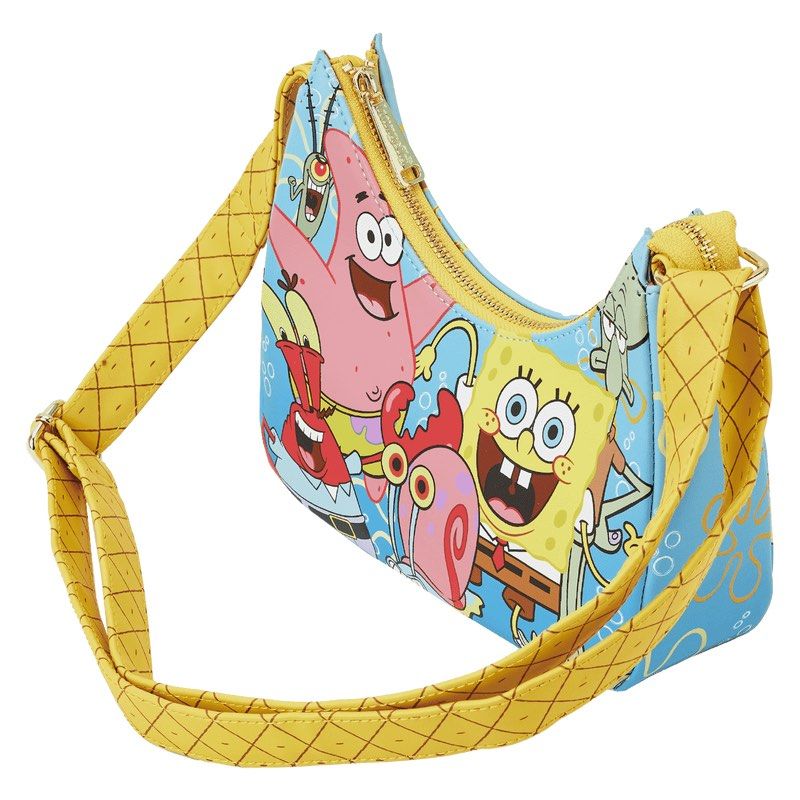 SpongeBob SquarePants group shot crossbody bag, Women's Fashion, Bags ...