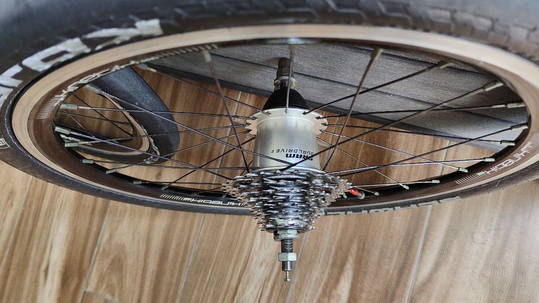 SRAM dualdrive wheels set, Sports Equipment, Bicycles & Parts, Parts ...