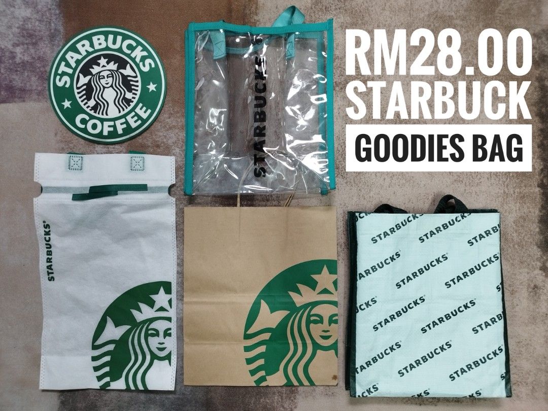 Starbucks Goodies, Women's Fashion, Bags & Wallets, Tote Bags on Carousell
