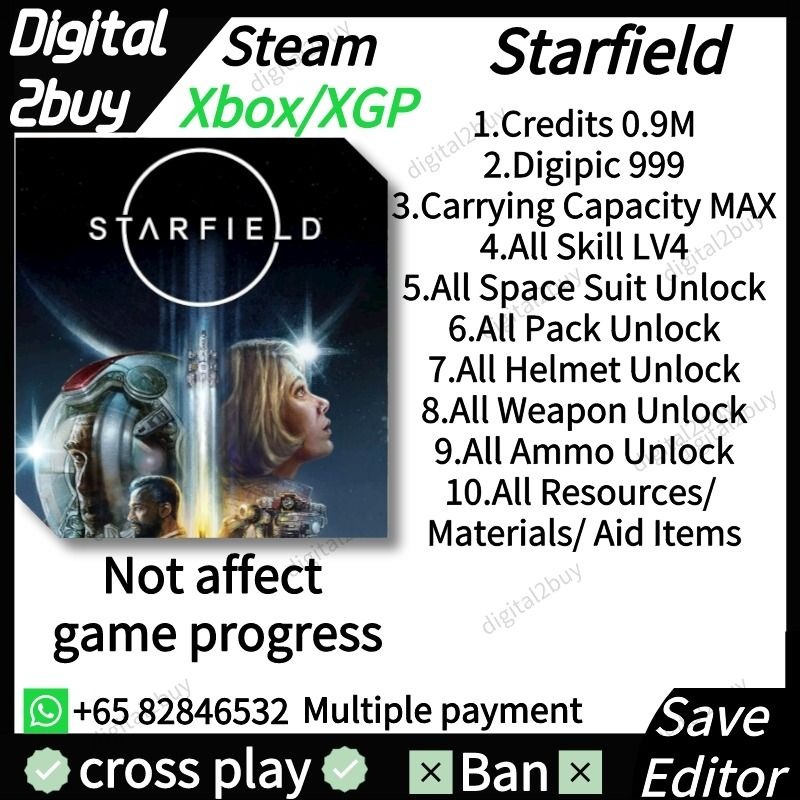 Starfield Save Editor Starfield Save Modding Starfield Steam Xbox ...