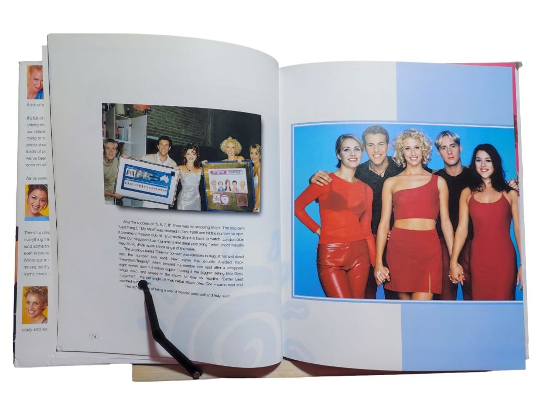 Steps the Official Book 90s Music Vintage 1999 Collectors item One for ...