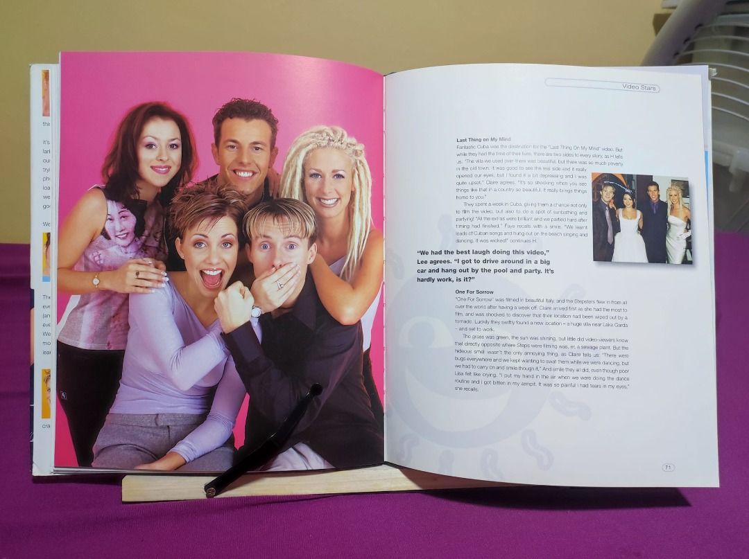 Steps the Official Book 90s Music Vintage 1999 Collectors item One for ...