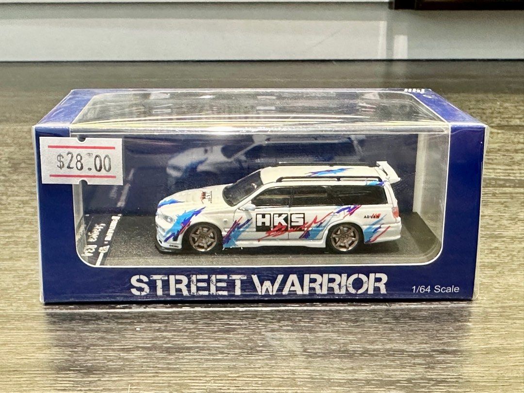 Street Weapon 1/64 Stagea R34 Silver Or White HKS / Mini GT Inno64 Tarmac Works Hotwheels ...