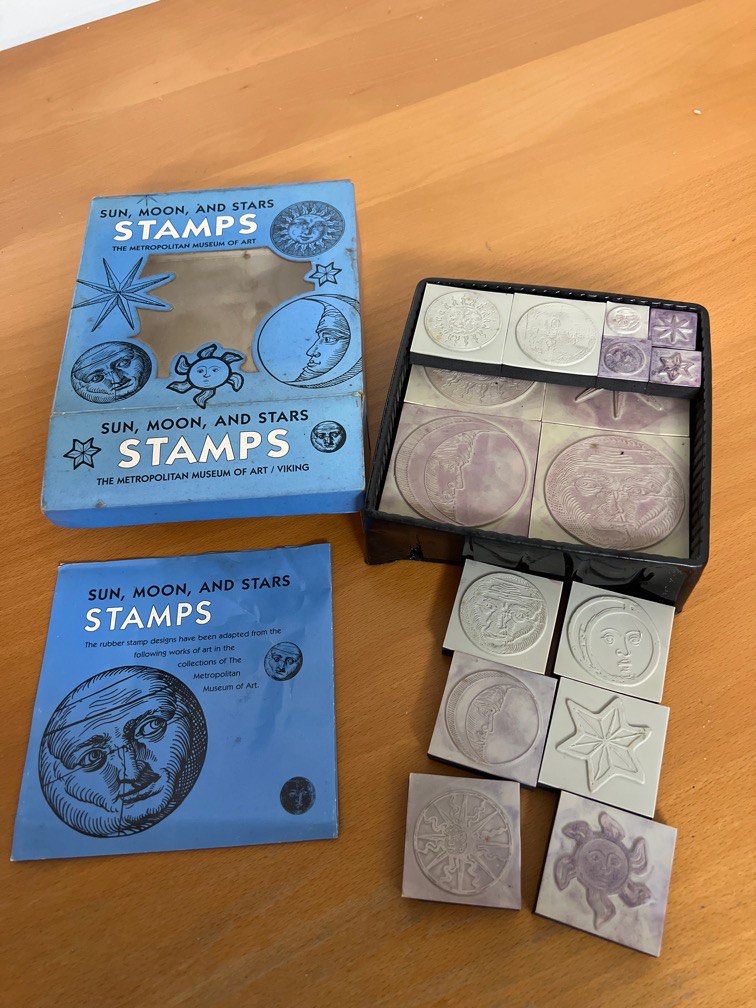 Sun, moon and stars stamps, Hobbies & Toys, Stationery & Craft, Art ...