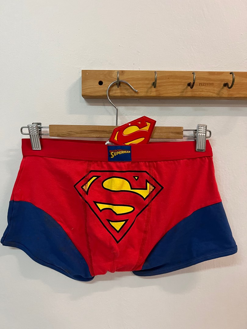 Superman Trunks, Men's Fashion, Bottoms, New Underwear on Carousell
