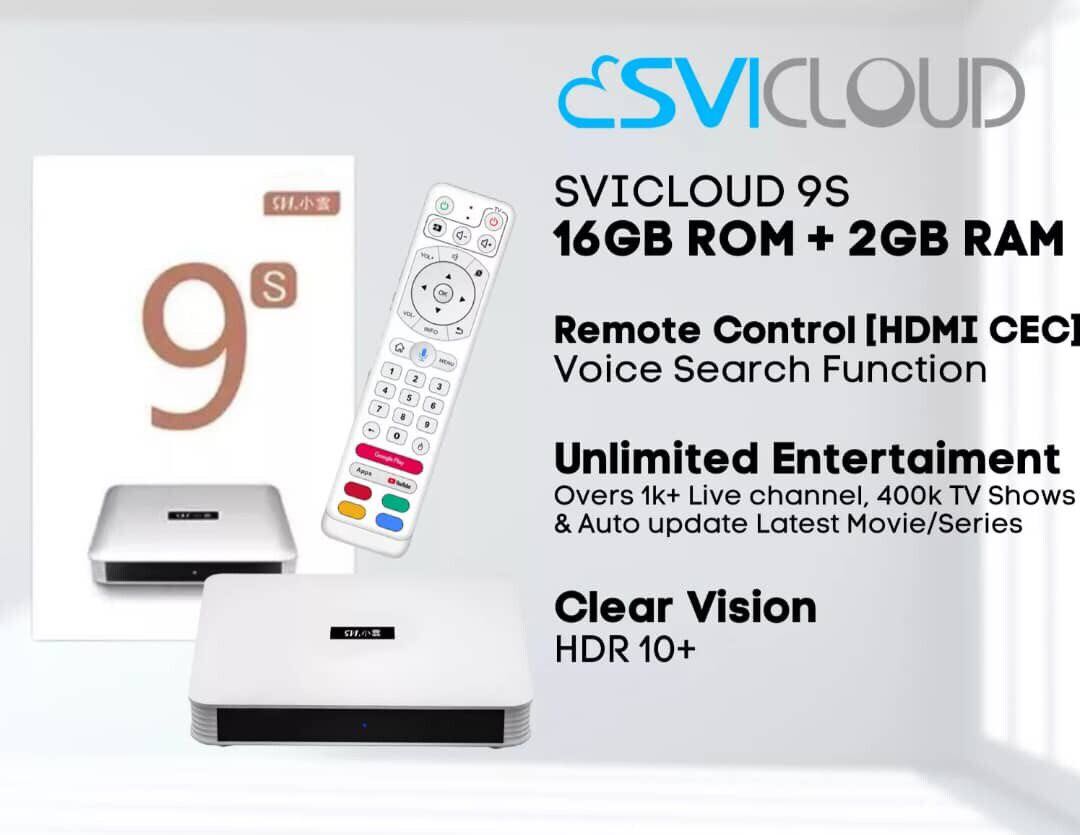 SviCloud 9S / TvBox / Evpad 10P / Unblock Tech 10 / Singapore, TV ...