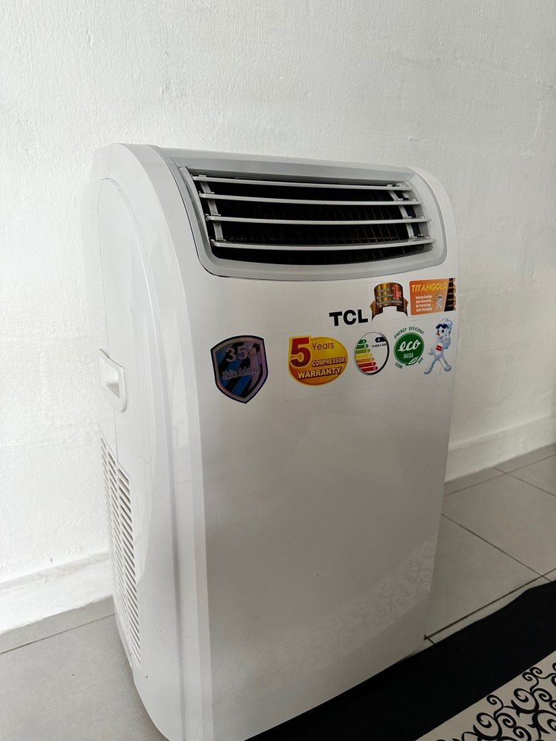 TCL Portable Aircon (12000 BTU), TV & Home Appliances, Air Conditioners ...