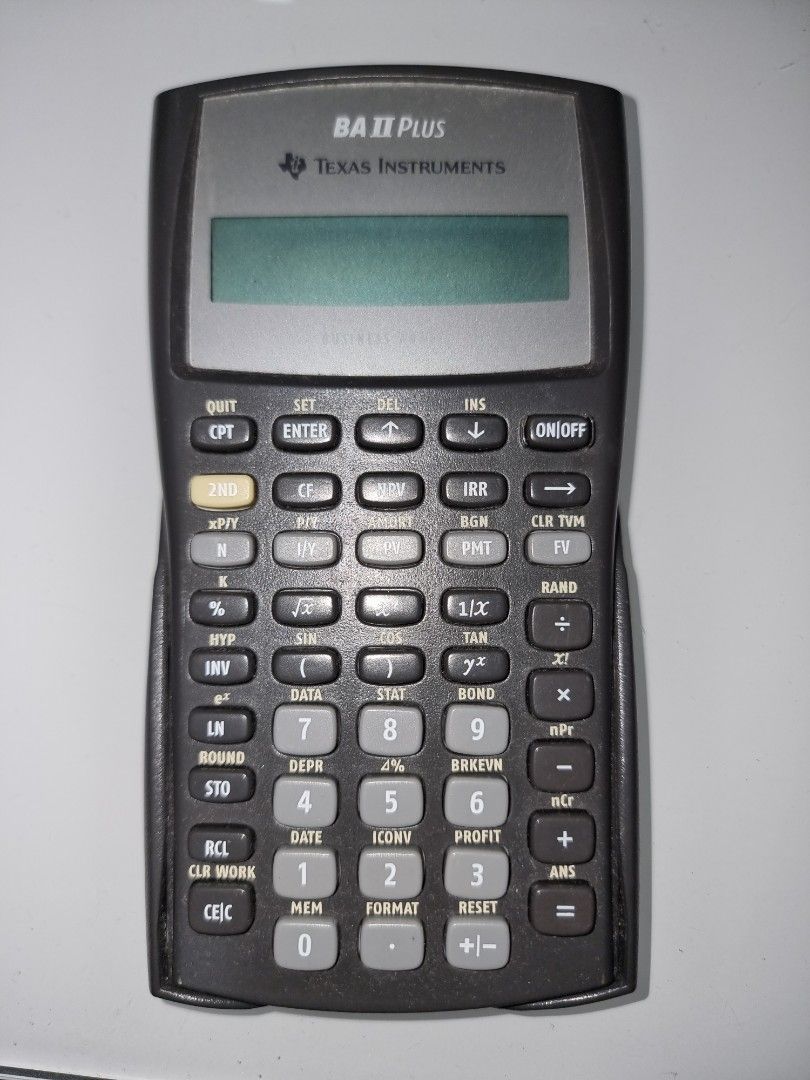 Texas Instruments BA II plus calculator, Hobbies & Toys, Stationery ...