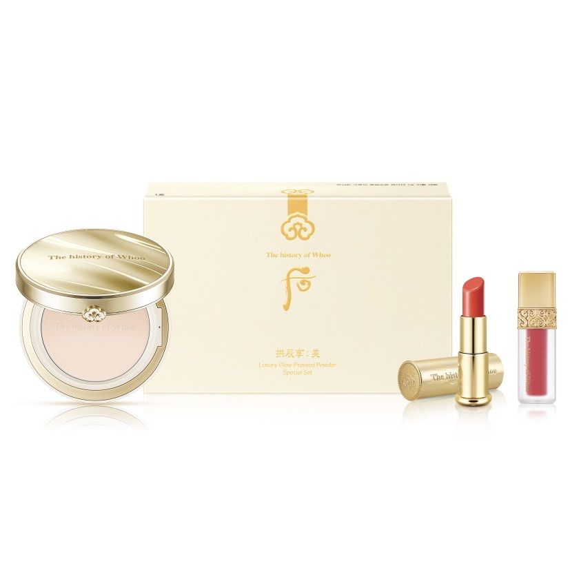 The history of whoo Luxury Glow Pressed Powder Set, 美容＆化妝品, 健康及美容 - 皮膚 ...