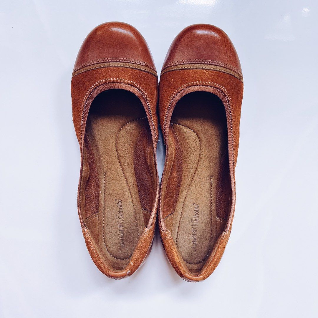 TIMBERLAND Millbury Ballerina Flats - Wide, Women's Fashion, Footwear ...