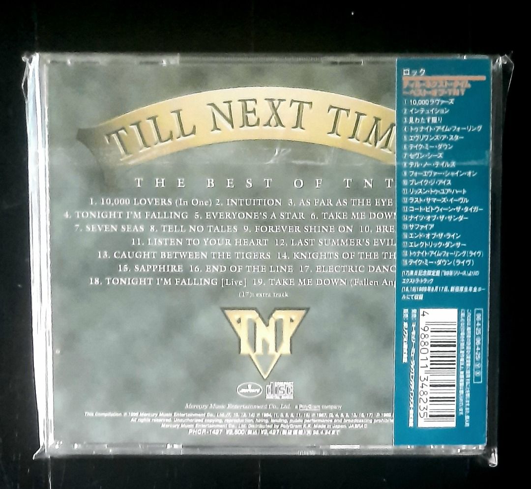 TNT – Till Next Time The Best Of TNT PHCR-1427 CD, Hobbies & Toys ...