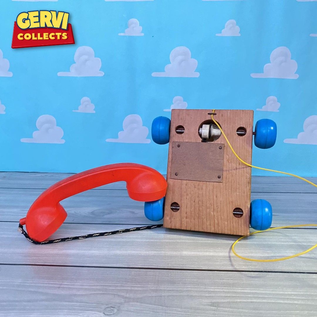 Toy Story Chatter Telephone (1966 Wooden), Hobbies & Toys, Toys & Games ...