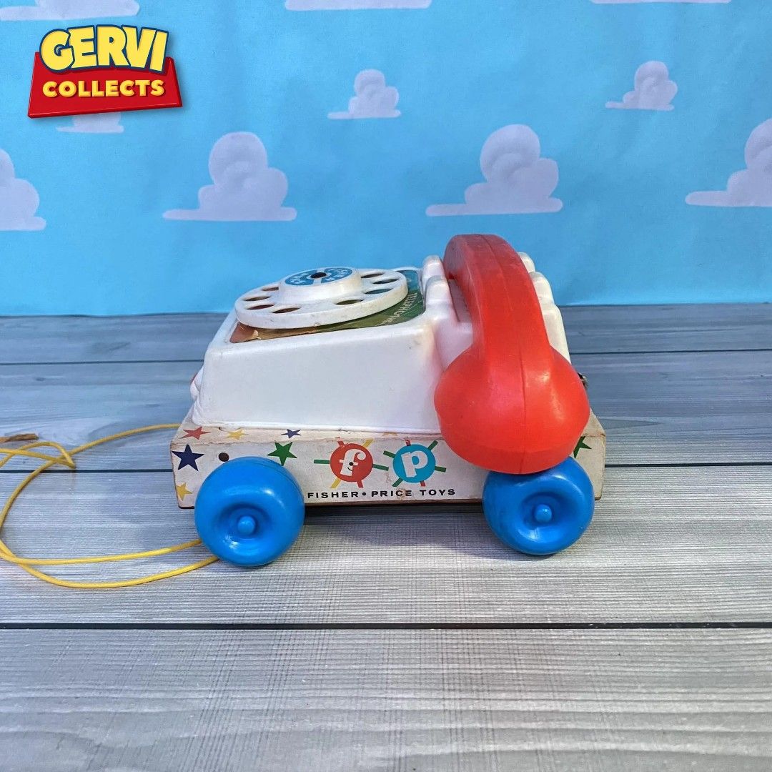 Toy Story Chatter Telephone (1966 Wooden), Hobbies & Toys, Toys & Games ...