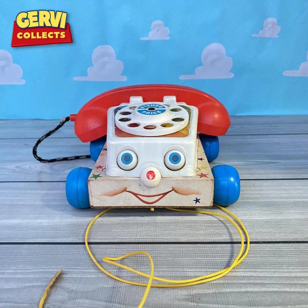 Toy Story Chatter Telephone (1966 Wooden), Hobbies & Toys, Toys & Games ...