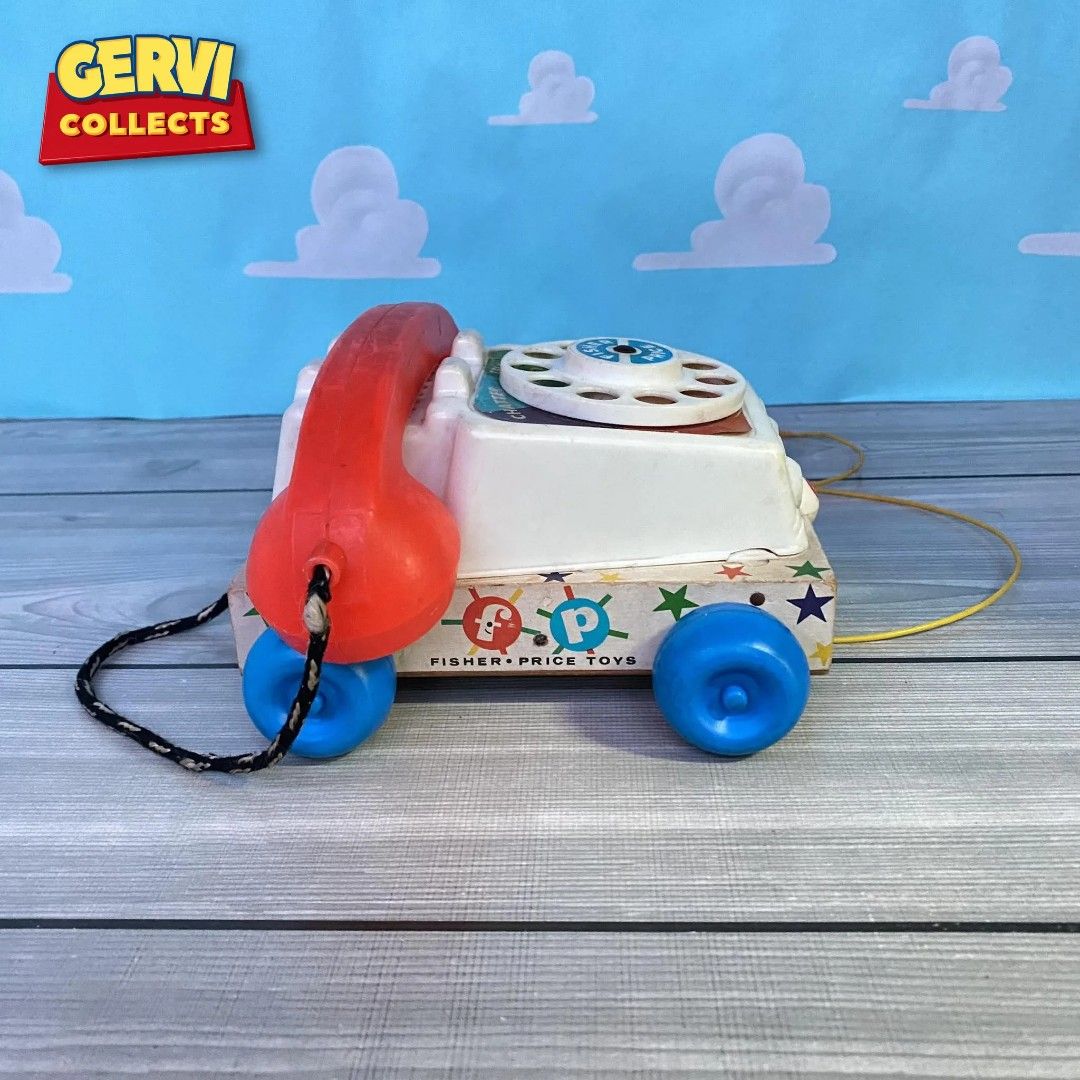 Toy Story Chatter Telephone (1966 Wooden), Hobbies & Toys, Toys & Games ...