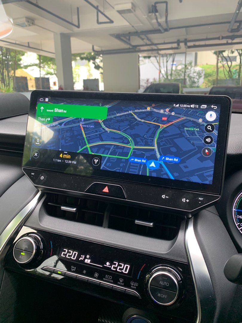 Toyota Harrier Android HUD 12inc, Car Accessories, Accessories on Carousell