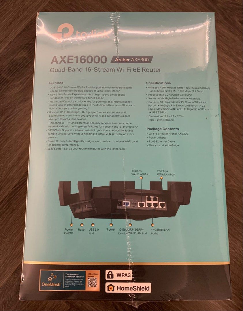 TP-Link Archer AXE300 / AXE16000, Computers & Tech, Parts & Accessories ...