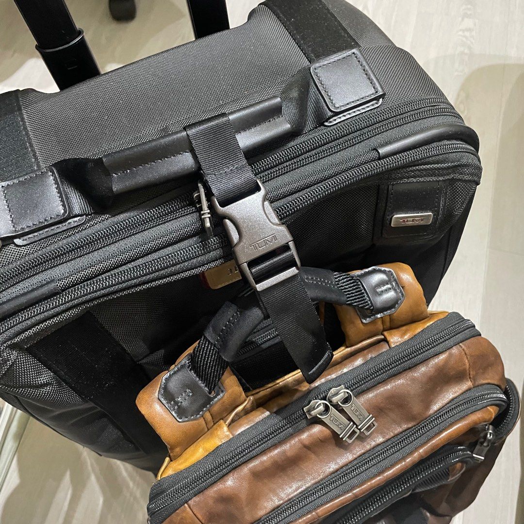 TUMI Add a Bag Strap on your Luggage , Hobbies & Toys, Travel, Travel ...
