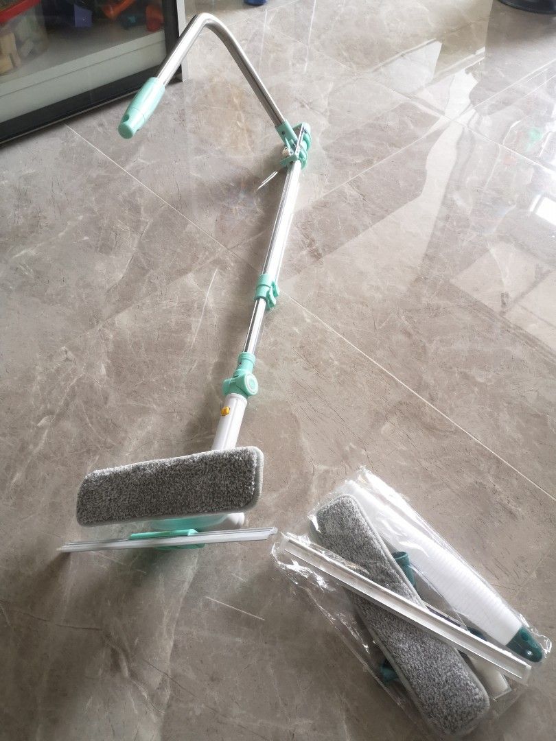 U Shape High-rise Window Mirror Cleaning Glass Cleaner Dust Brush ...