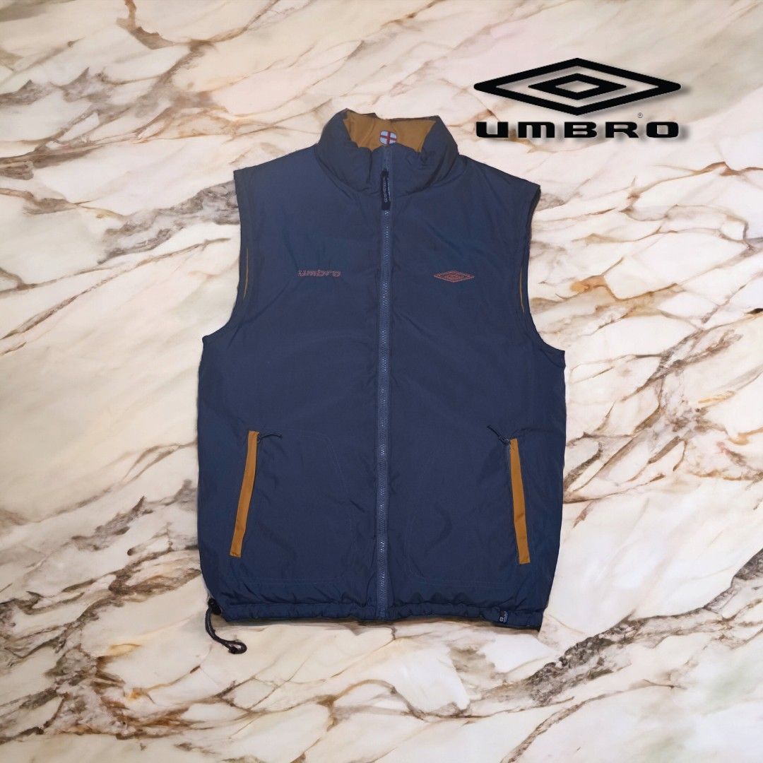UMBRO reversible puffer vest, Men's Fashion, Tops & Sets, Vests on ...
